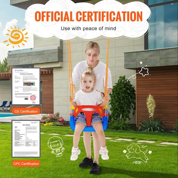 Canada Passport Cover 3-in-1 Convertible Kids Swing Set - Adjustable ...
