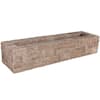 Pavestone RumbleStone 89 in. x 17.5 in. x 24.5 in. Rectangle Concrete ...