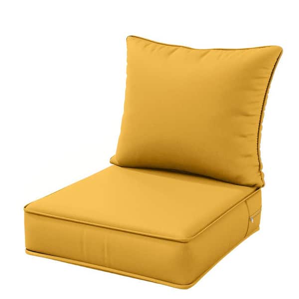 WNP 19 in. x 19 in. x 4 in. Square Outdoor Deep Seating Cushion Set ...