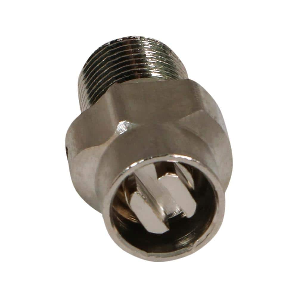 PLUMBFLEX 1/8 in. Chrome Coin Key Radiator Steam Air Valve Male ...