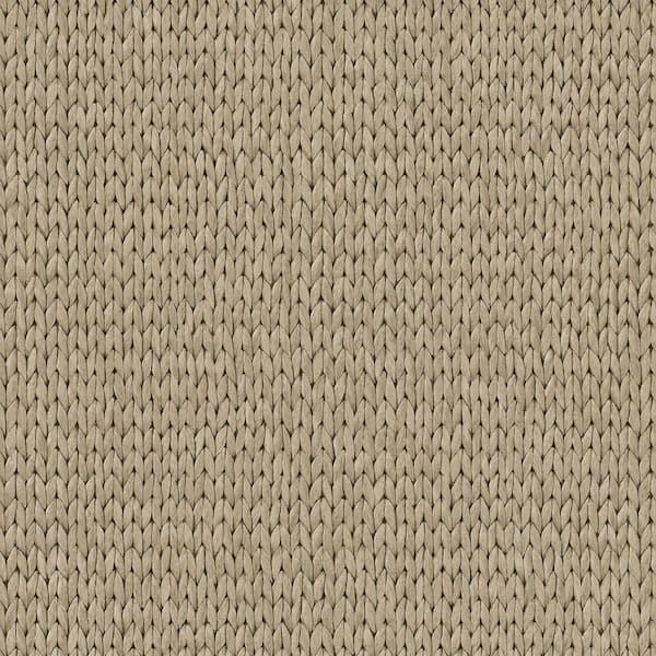 Veer Decor Wicker Weave Taupe Wallpaper Sample VRBR08-487W1 - The Home ...