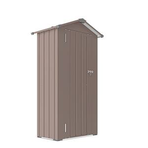 AirWire 5 ft. W x 3 ft. D Outdoor Storage Metal Shed with Updated Frame ...