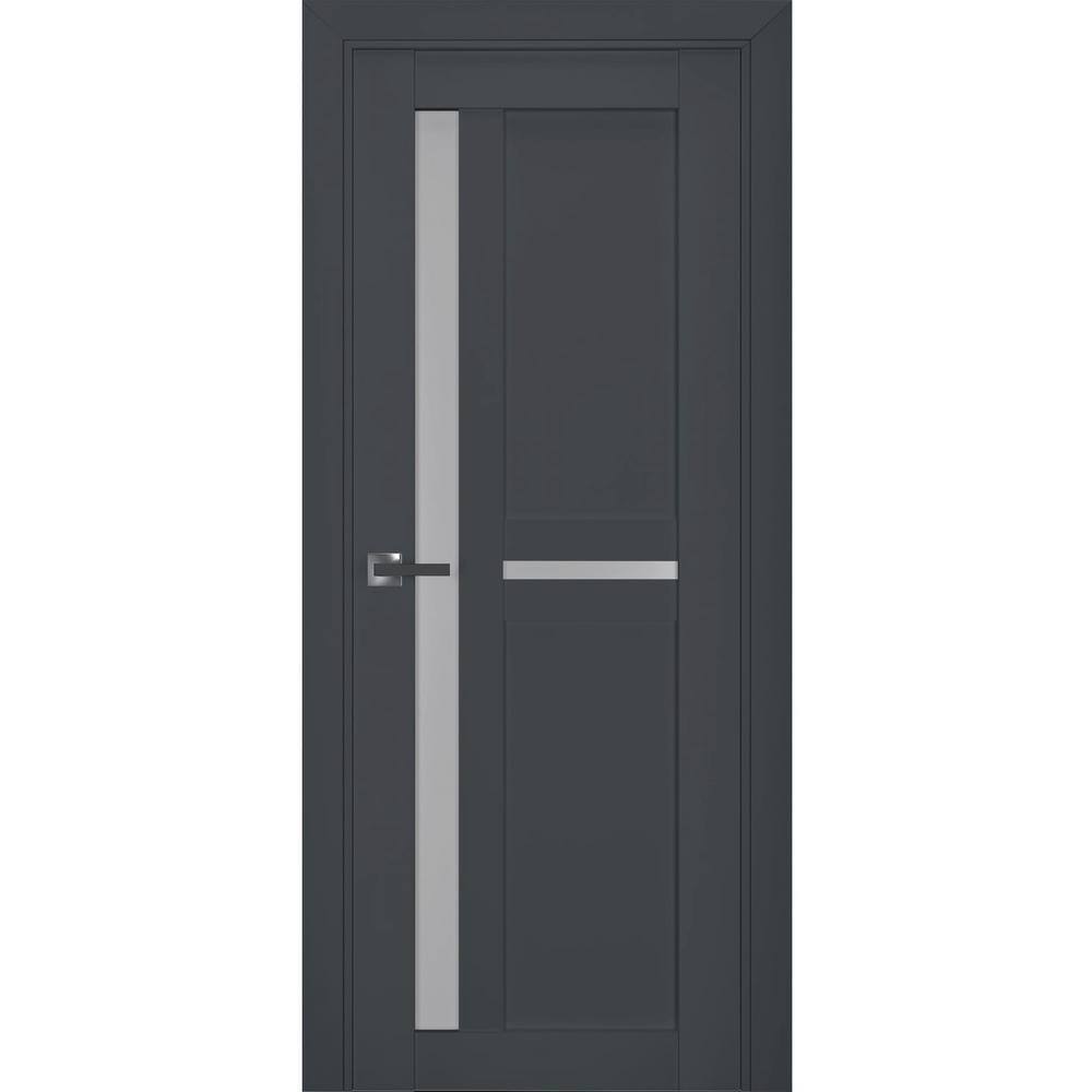Sartodoors 7288 42 in. x 80 in. Right-Hand/Inswing Solid Frosted Glass ...