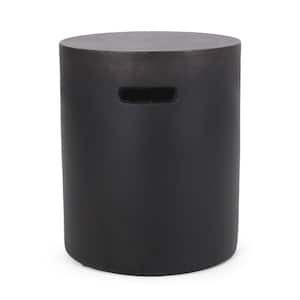 Copper Outdoor Light Weight Concrete Side Table ZN-2340 - The Home Depot