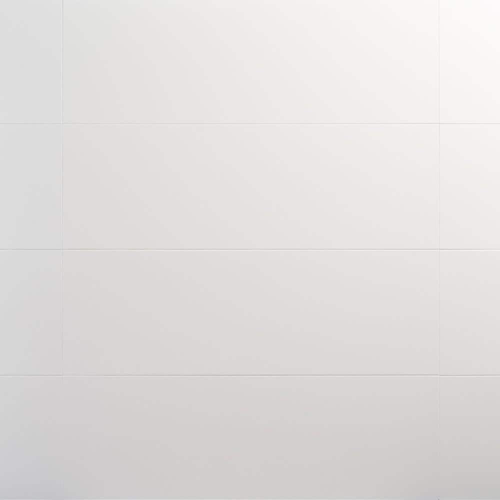 Ivy Hill Tile Rejuvenate White 11.81 in. x 35.43 in. Matte Ceramic Wall ...