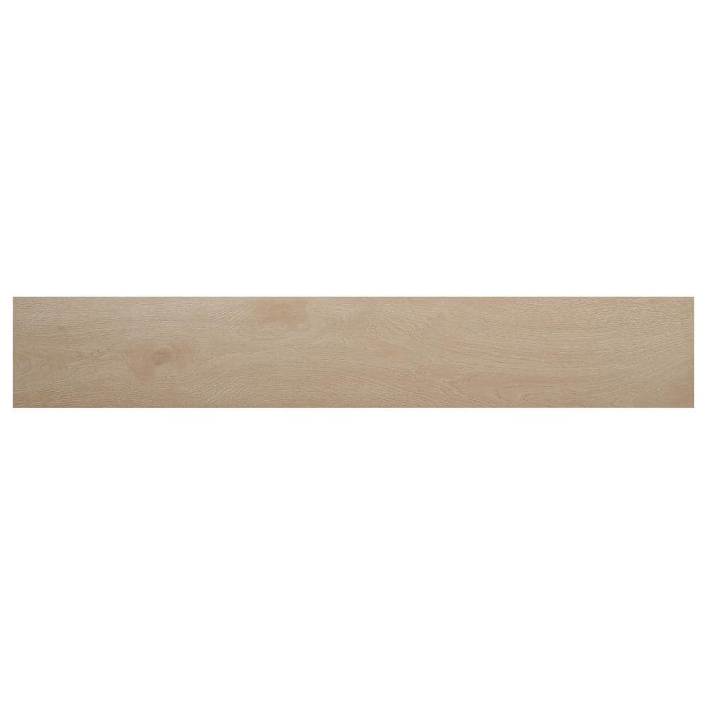 Ivy Hill Tile Hemlock Natural Ash 8 in. x 0.35 in. Wood Look Matte ...