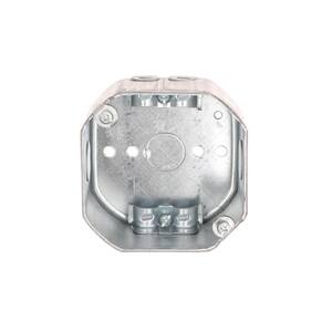 RACO 4 in. W x 1-1/2 in. D Steel Metallic Drawn Octagon Box with Three ...