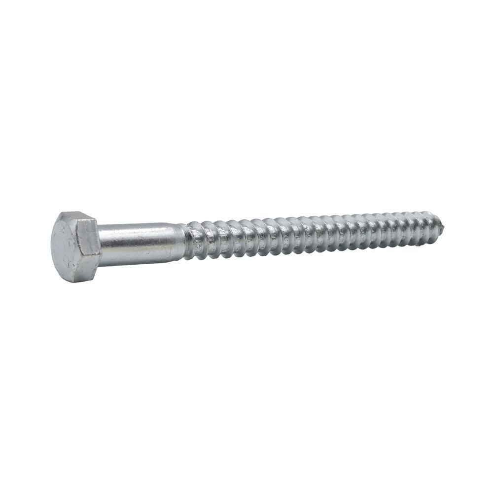 Crown Bolt 3/8 in. x 4-1/2 in. External Hex Hex-Head Lag Screw 87566 ...