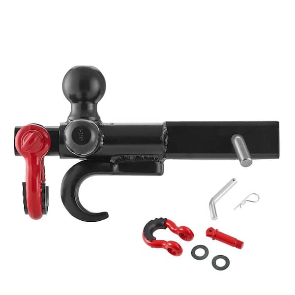VEVOR Adjustable Trailer Hitch Fit 2 in. ReceiverTrailer Hitch Ball ...