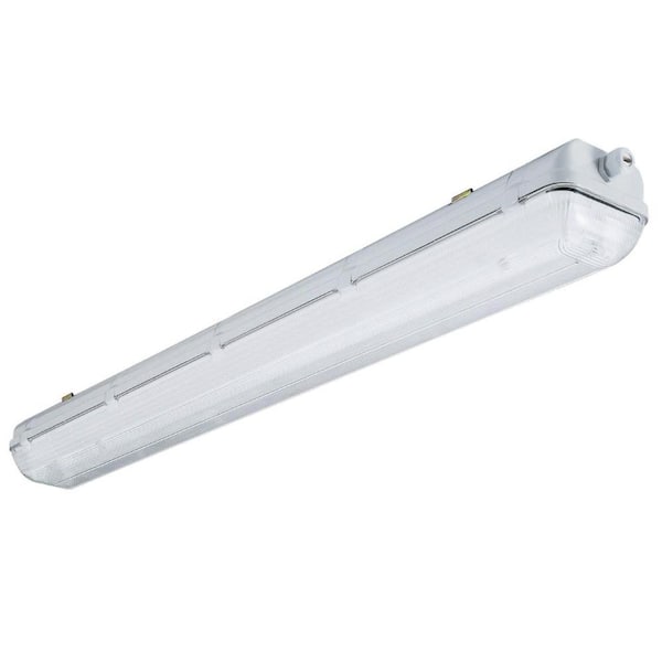 Lithonia Lighting 4 ft. 2-Light T8 Contractor Gasketed Fluorescent ...