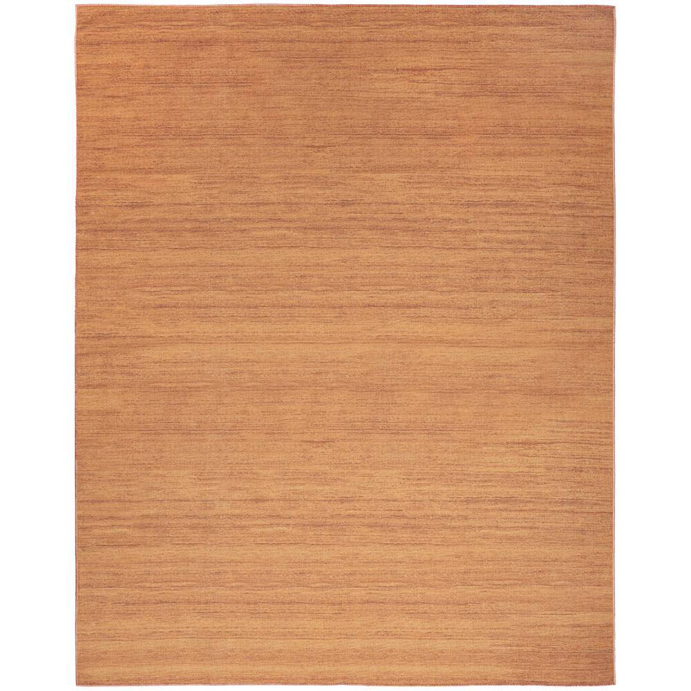Nourison Washable Essentials Copper 8 ft. x 10 ft. All-over design ...