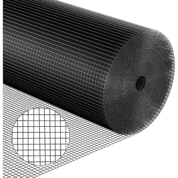 24'' x 50' 19 Gauge Black Vinyl Coated Hardware Cloth Welded Fence Mesh ...