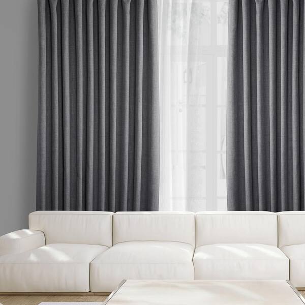 Exclusive Fabrics Furnishings Semiopaque Dark Mallard Mustique Velvet