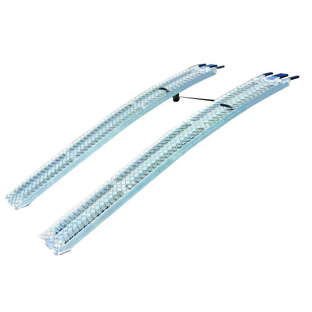 YuTrax 83 in. Extreme Duty Aluminum XL Arch Ramps YUTX138 - The Home Depot