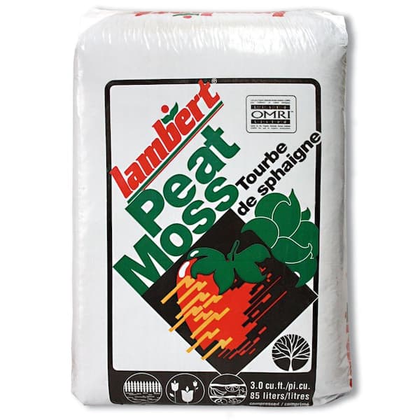 Lambert 3 cu. ft. Compressed Peat Moss 673166 - The Home Depot