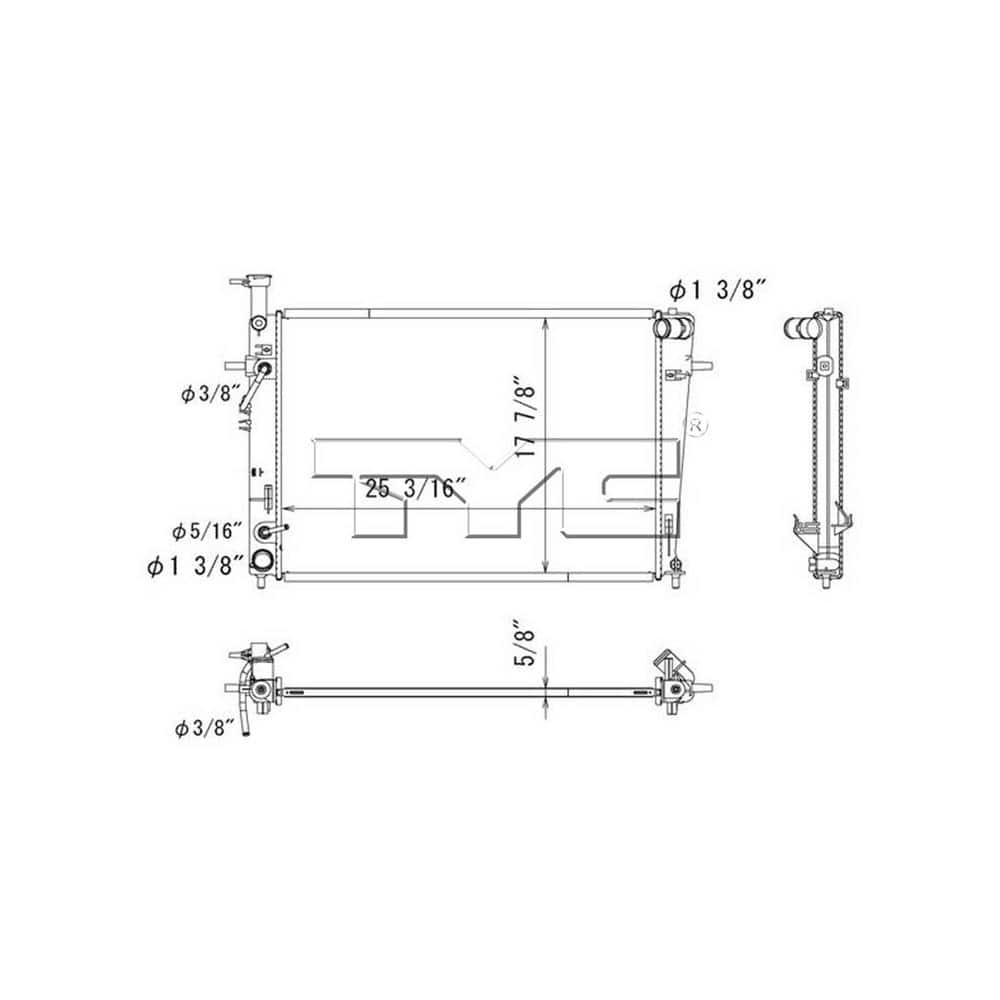 TYC Radiator 13070 - The Home Depot