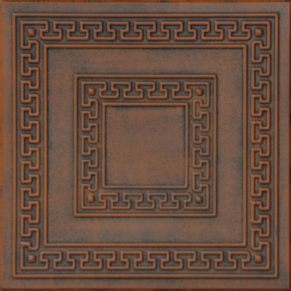Have a question about A La Maison Ceilings Greek Key Antique Copper ...