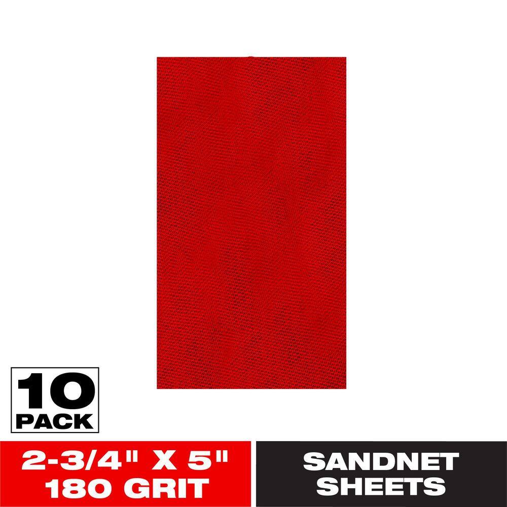 DIABLO 2-3/4 in. x 5 in. 180-Grit SandNET Reusable Sanding Sheets ...