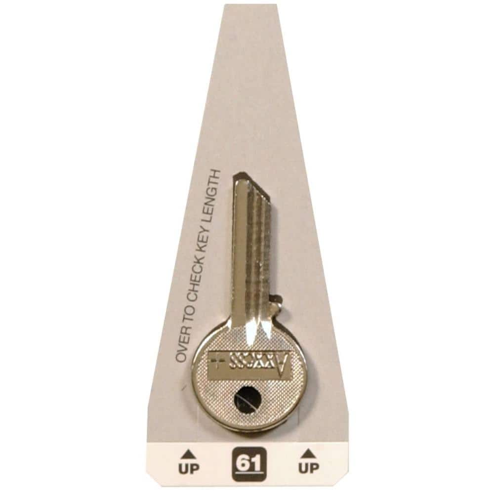 Axxess+ #61 Blank Yale Small Lock Key 440610 - The Home Depot