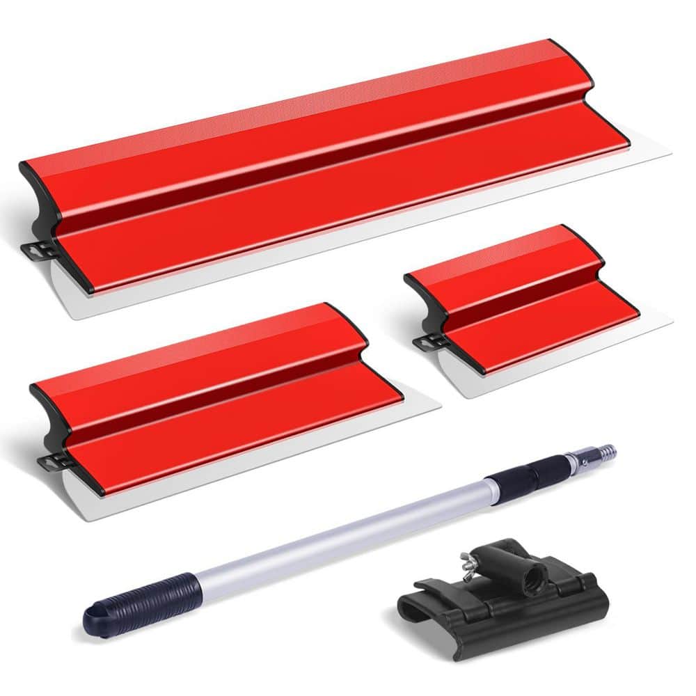 xinyoec Drywall Skimming Blade Set with 3 Stainless Steel Skimming ...