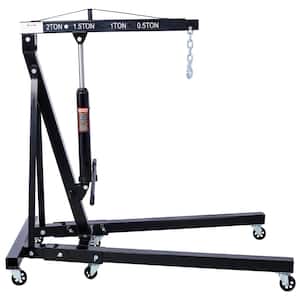 Kahomvis 4000 lbs. Heavy-Duty Steel Foldable Engine Stand with 360º ...