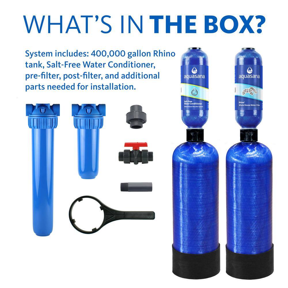 Buy Rhino Series 6-Stage 400,000 Gal. Whole House Chloramine Water ...