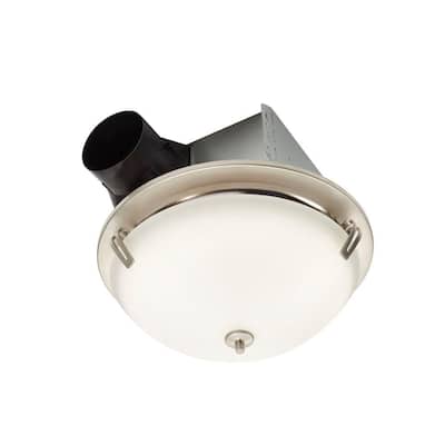 Broan-NuTone White 100 CFM Ceiling Mount Bathroom Exhaust Fan with ...