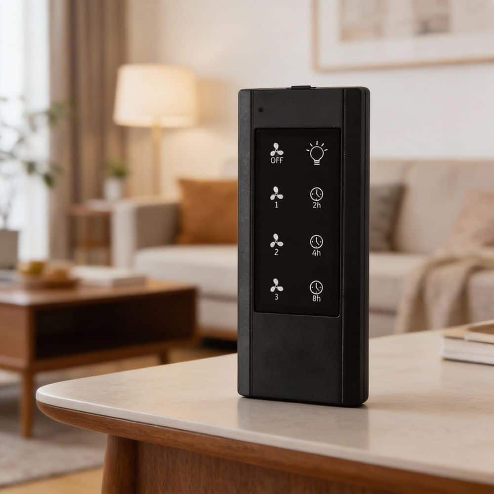 IHOMEadore Black Universal 3-Speed Wireless Handheld Ceiling Fan Remote ...