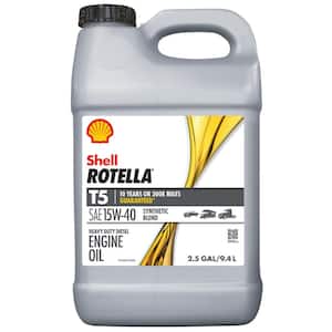 Shell Rotella T4 Triple Protection SAE 15W-40 Diesel Motor Oil 1 Gal ...