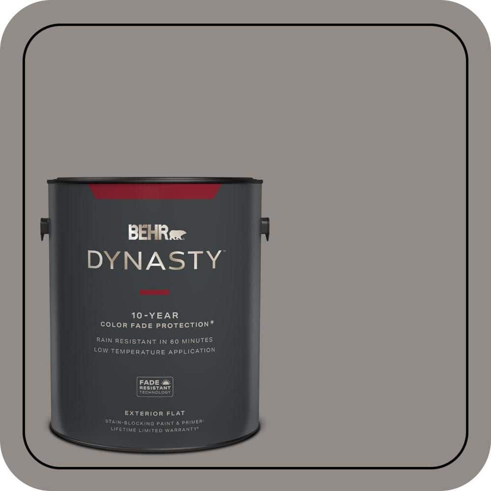 BEHR DYNASTY 1 gal. #790F-4 Creek Bend Flat Exterior Stain-Blocking ...