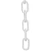 Mr. Chain 1 in. (#4, 25 mm) x 25 ft. White Plastic Chain 10001-25 - The ...