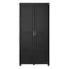 Ameriwood Home Trailwinds 36 in. Obsidian Black Utility Storage Cabinet ...
