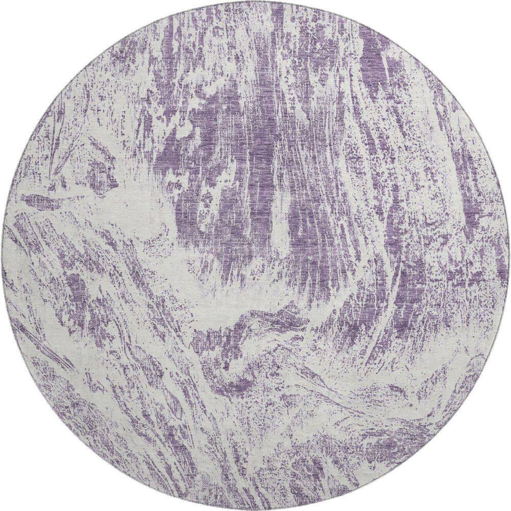 Addison Rugs Mayfield Premium Machine Washable Abstract AMF971 Purple 8 ...