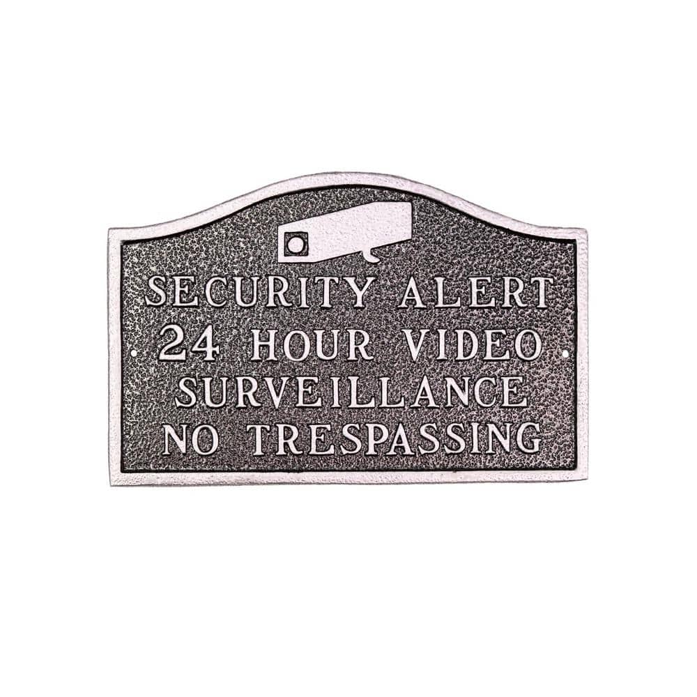 Montague Metal Products Security Alert Small Statement Plaque - Swedish ...
