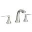 MOEN Findlay 8 in. Widespread 2-Handle Bathroom Faucet in Matte Black ...