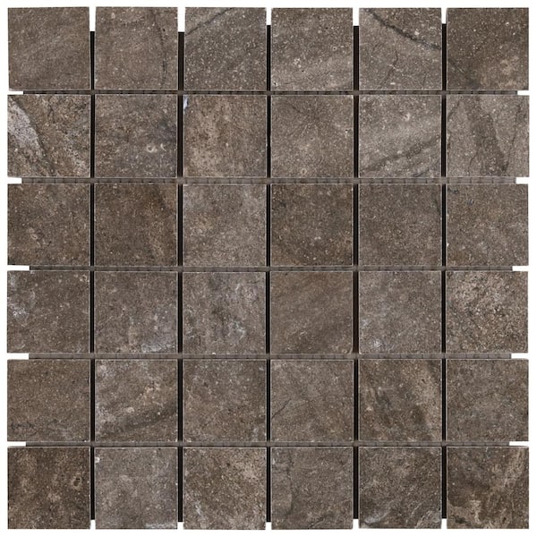 Ivy Hill Tile Sereno Earth Brown 6 in. x 0.41 in. Matte Porcelain ...