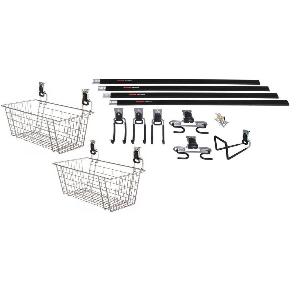 Rubbermaid FastTrack Garage Storage Gardening Kit (16-Piece) 1928869 ...