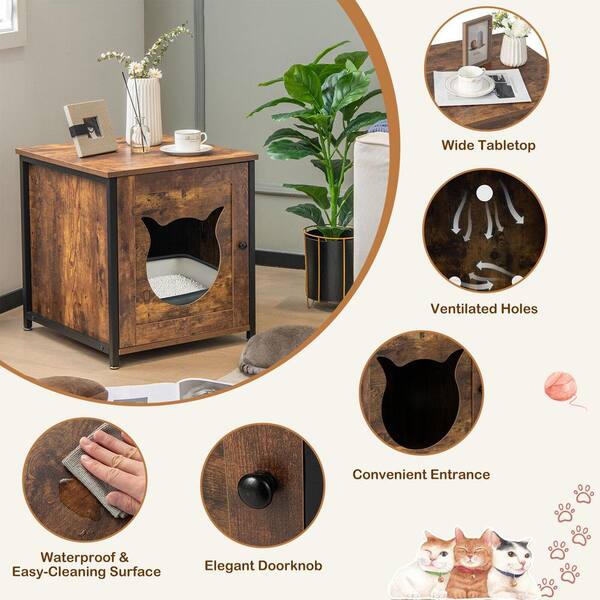 Waterproof litter box enclosure store