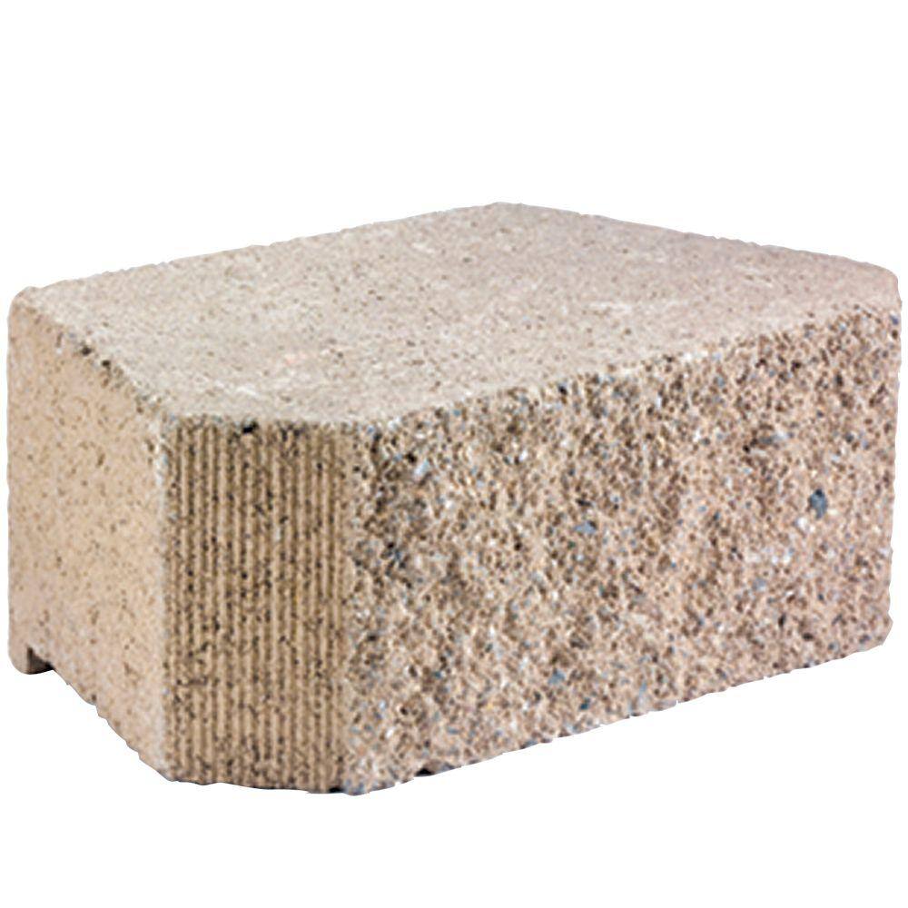 Pavestone 16 in. W x 10 in. D Concrete Rivertown Brighton Stone Wall ...
