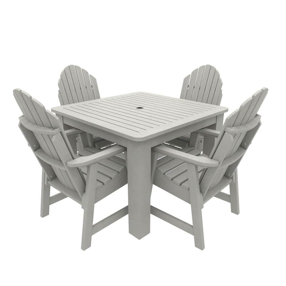 Highwood Muskoka 5-Pieces Square Bistro Dining Set CM-ST5SQ44HD-HGR ...