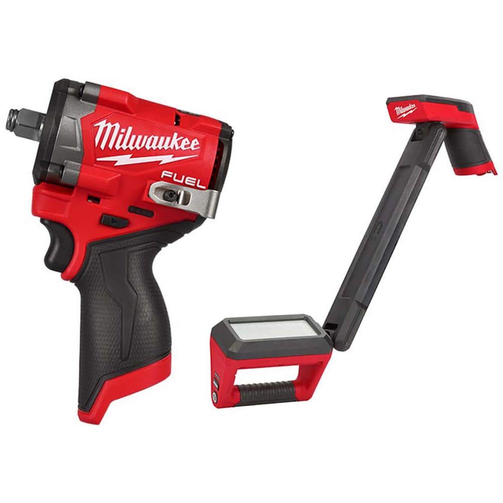 Milwaukee M12 FUEL 12V Lithium-Ion Brushless Cordless Stubby 1/2 in ...
