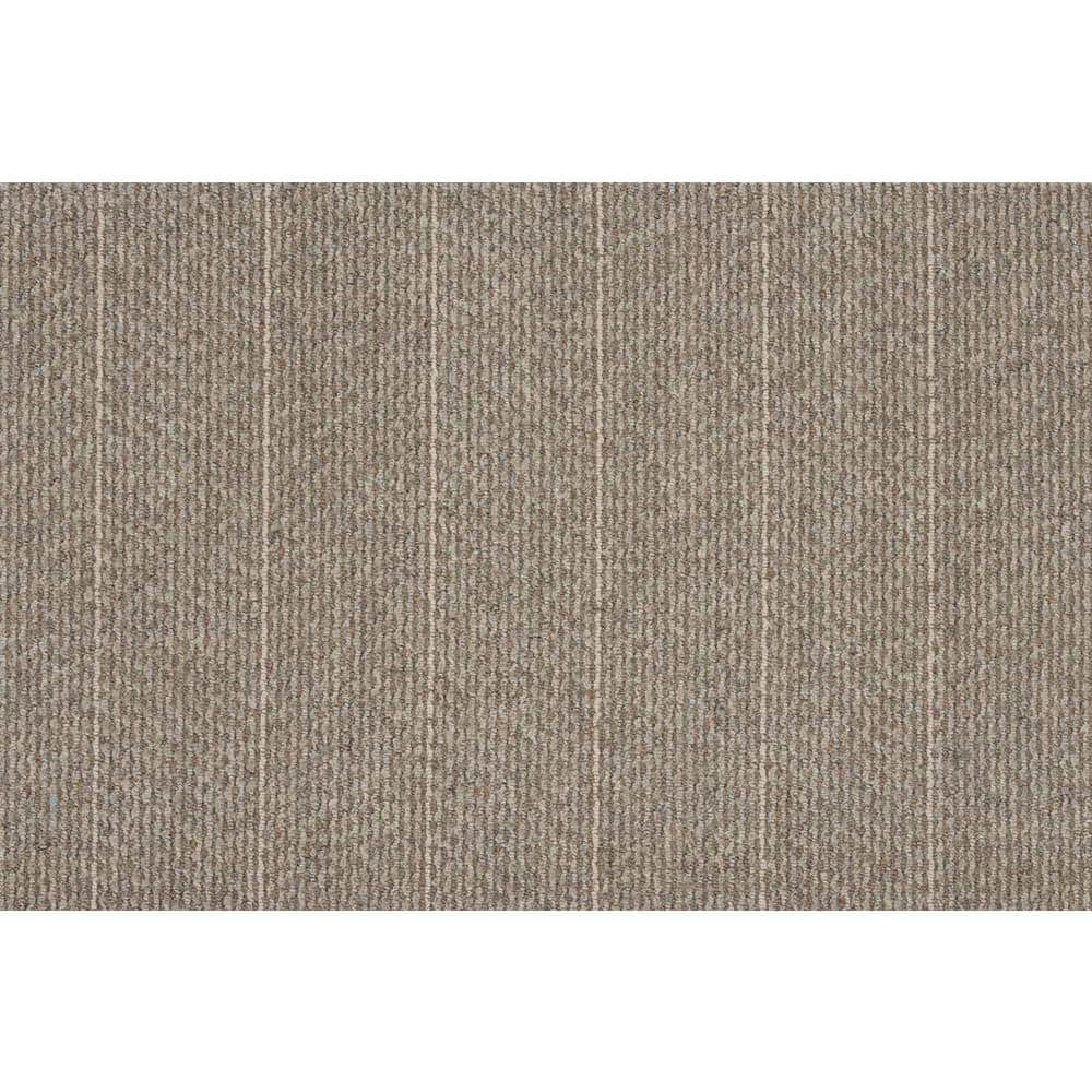Natural Harmony Forsooth Hearth Brown 12 ft. 32 oz. Wool Pattern Carpet ...