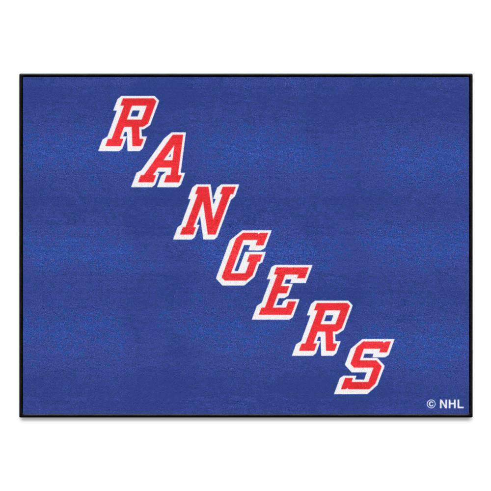 FANMATS New York Rangers All-Star Rug - 34 in. x 42.5 in. 38638 - The ...
