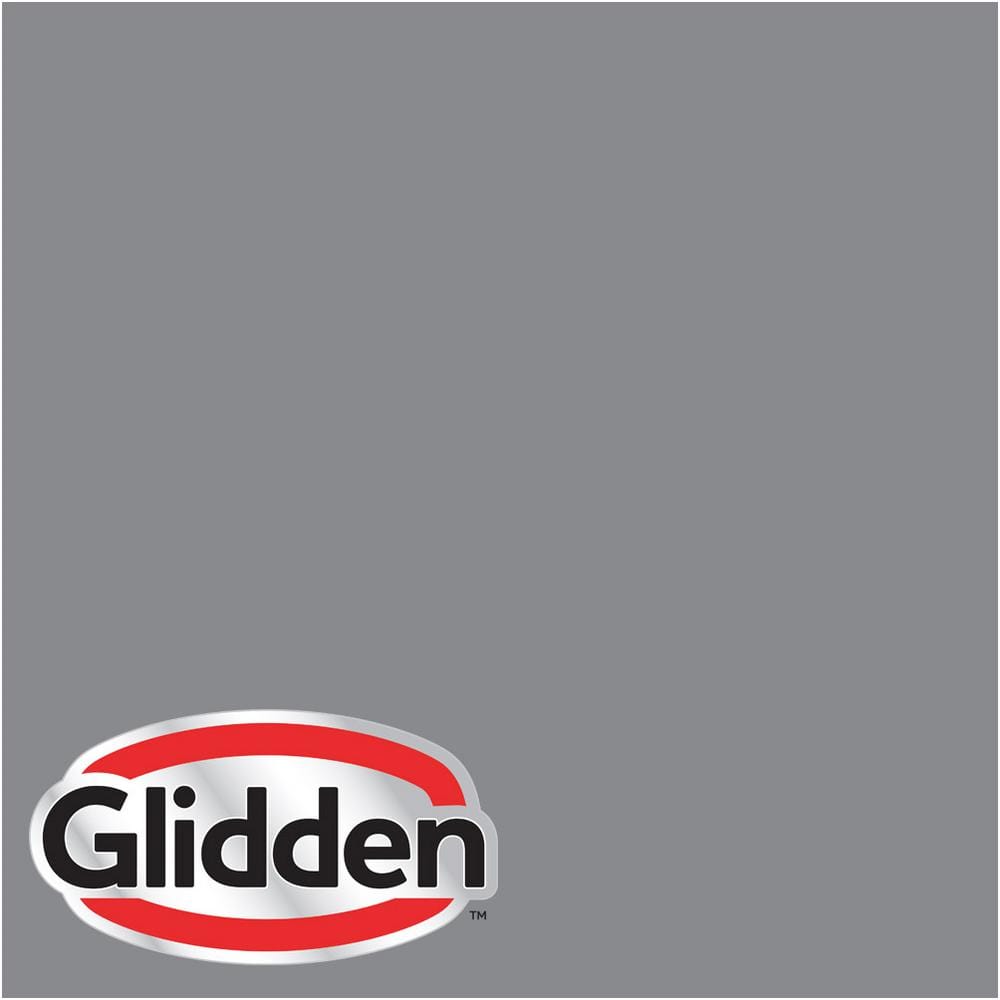 Glidden Premium 5-gal. #HDGCN39U Silversmith Grey Semi-Gloss Latex ...