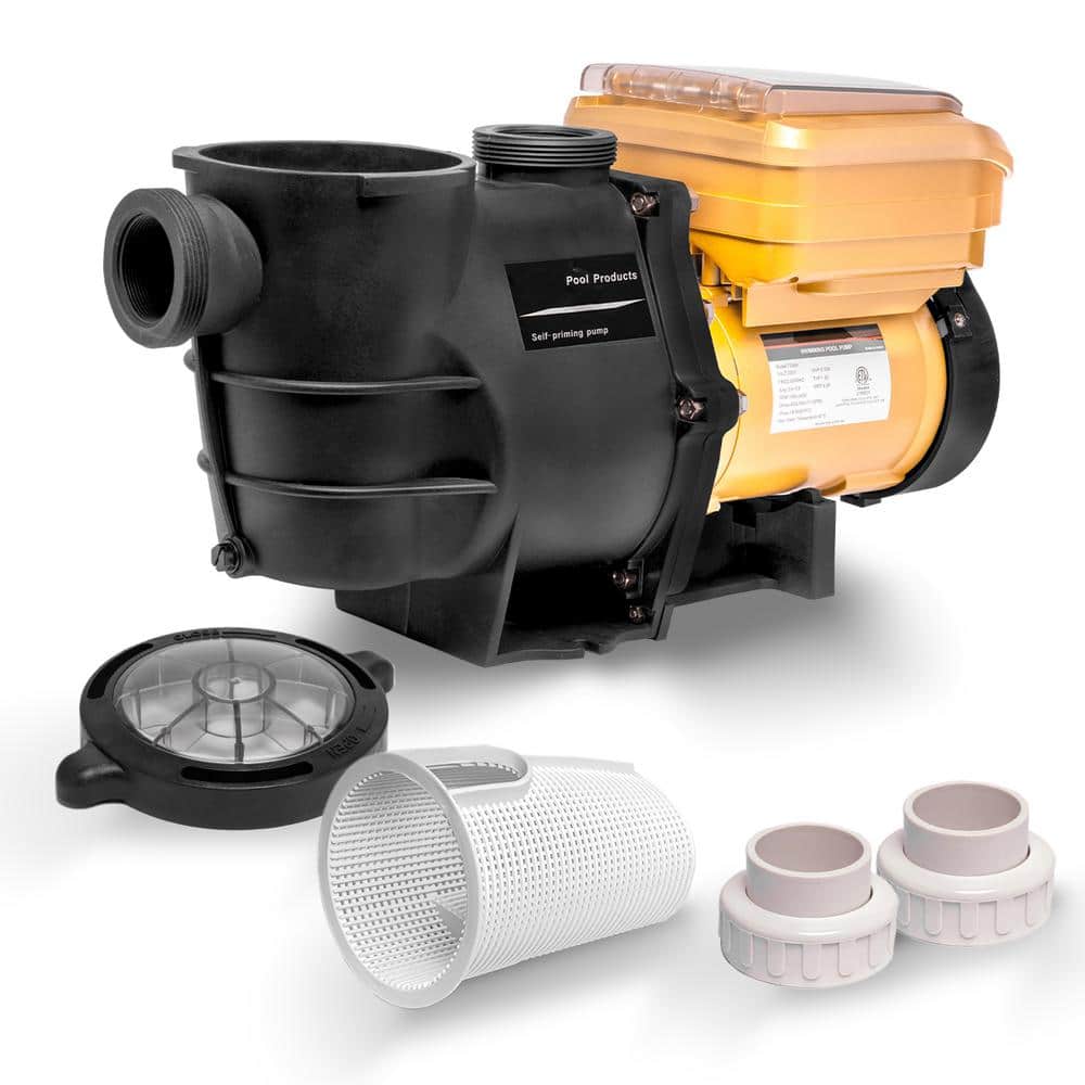 XtremepowerUS Eco-Boost 1.5 HP In-Ground Pool Pump with LED Control ...