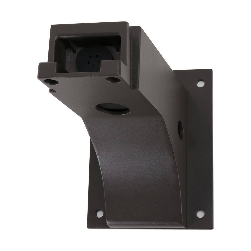 Viribright 8 in. Integrated LED Dark Bronze Wall Mount Bracket for ...