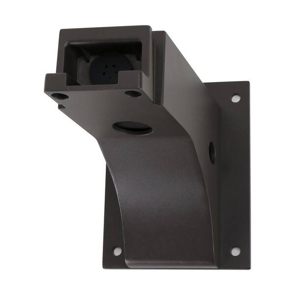 Viribright 8 in. Integrated LED Dark Bronze Wall Mount Bracket for ...