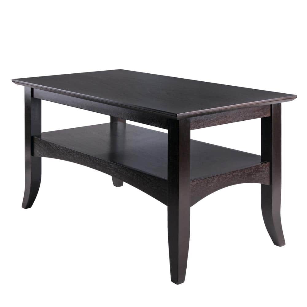 WINSOME WOOD Camden 34 in. Coffee Rectangle Wood Coffee Table 23133 The Home Depot