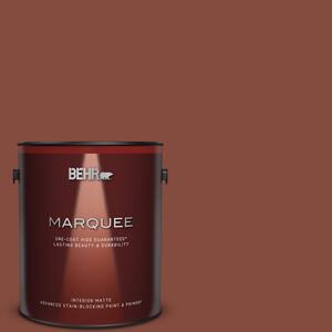 BEHR MARQUEE 1 gal. #S160-7 Red Chipotle Semi-Gloss Enamel Exterior ...