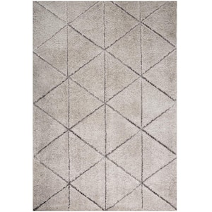 Home Dynamix Bazaar Zen Cream 5 ft. x 7 ft. Abstract Area Rug 2-5012-102
